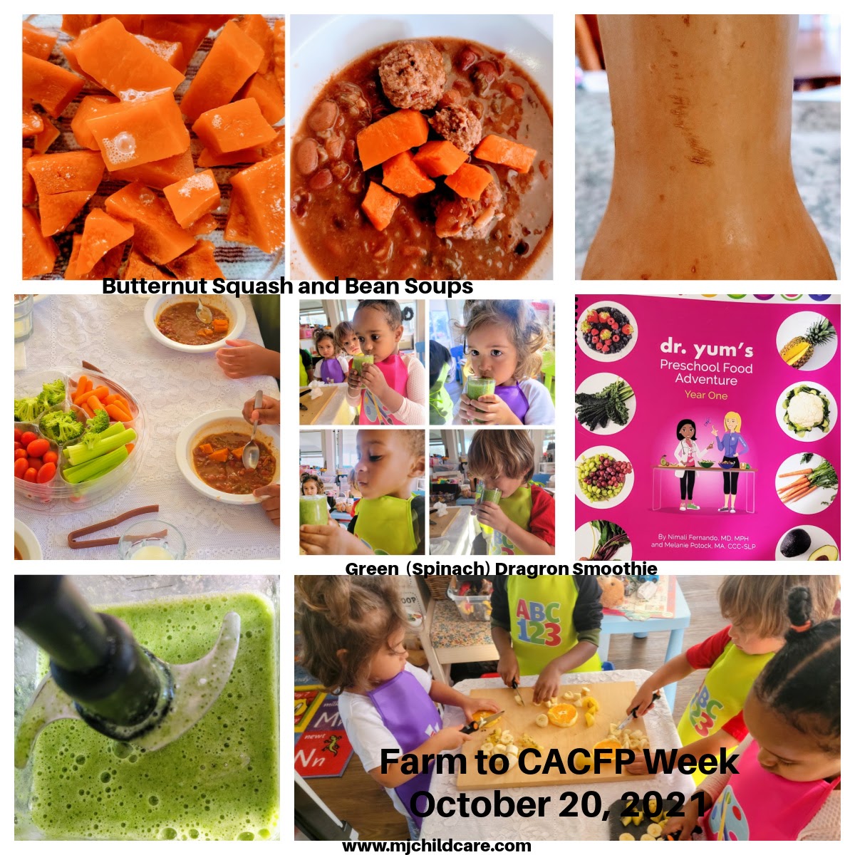 2021 FARM to CACFP Week of October 18-22 Summary – Jackson Child Care