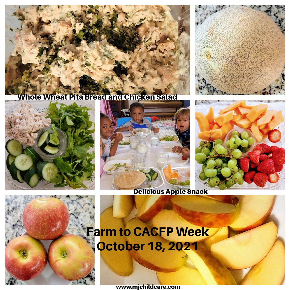 2021 FARM to CACFP Week of October 18-22 Summary – Jackson Child Care